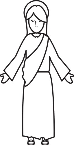 Jesuschrist little baby icon Royalty Free Vector Image