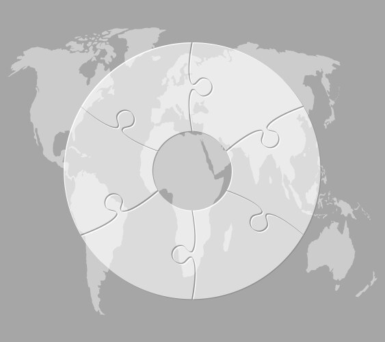 Transparent diagram infographic process on 6 steps