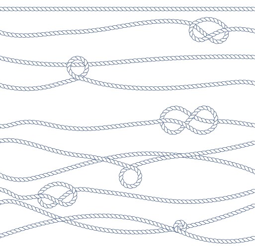 136 rope a3 Royalty Free Vector Image - VectorStock