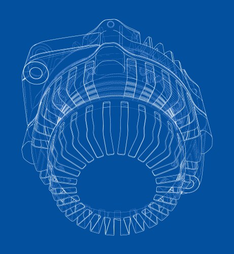 Car generator Royalty Free Vector Image - VectorStock