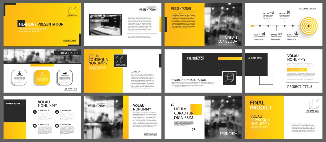 Presentation and slide layout background design Vector Image