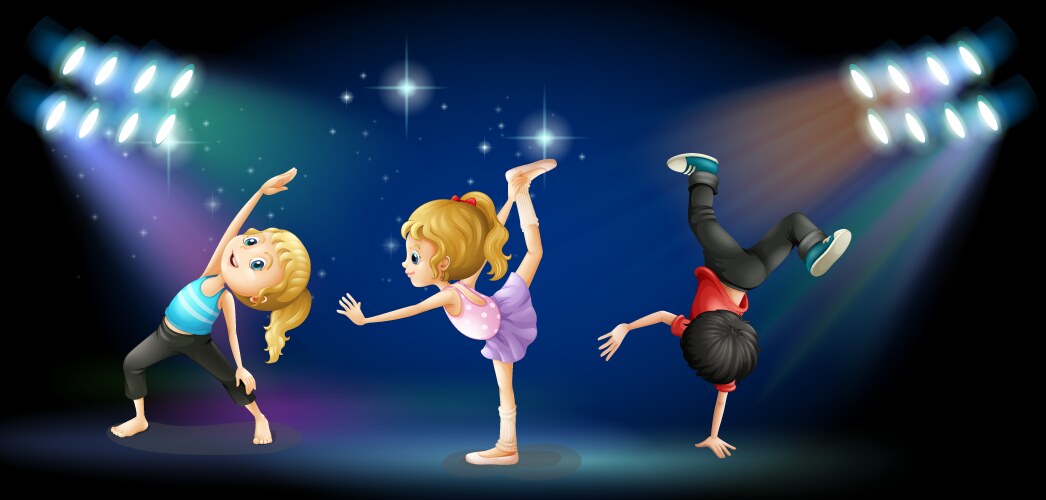 Kids Dancing Vector Images (over 13,000)