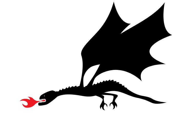 Fire Breathing Dragon Vector Images (over 1,500)
