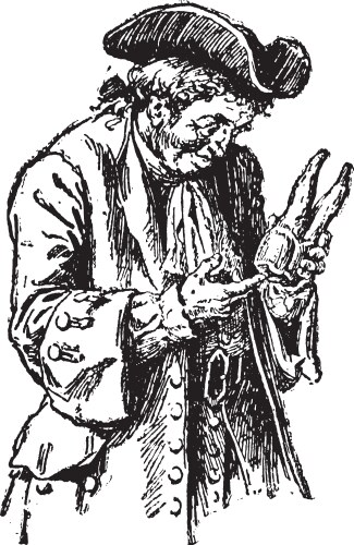 Sailor man hand draw Royalty Free Vector Image