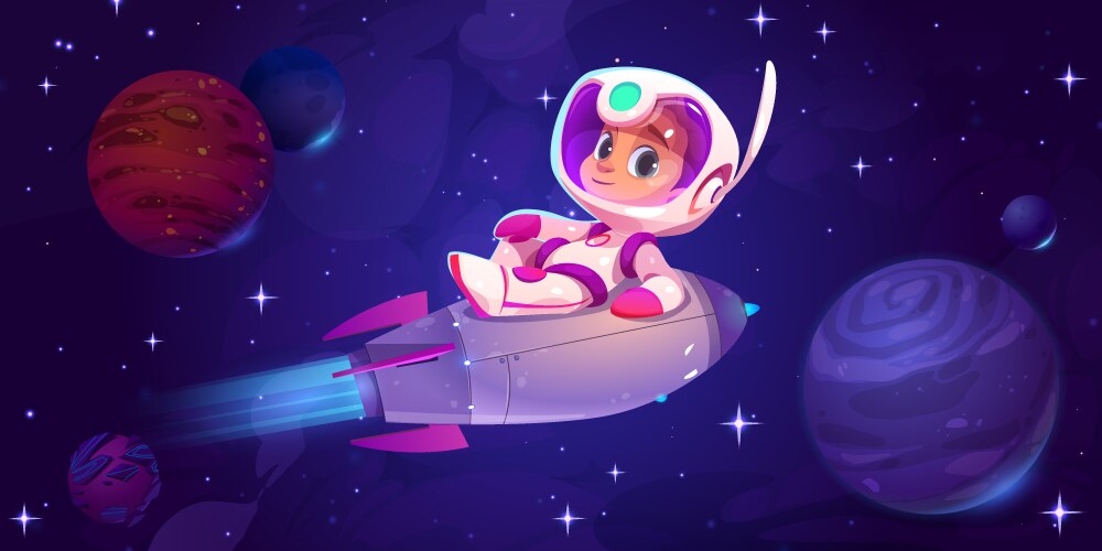 Aladdin on flying carpet at night Royalty Free Vector Image