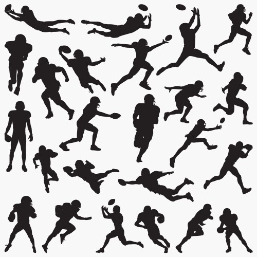 Football Player Silhouette Vector Images (over 19,000)