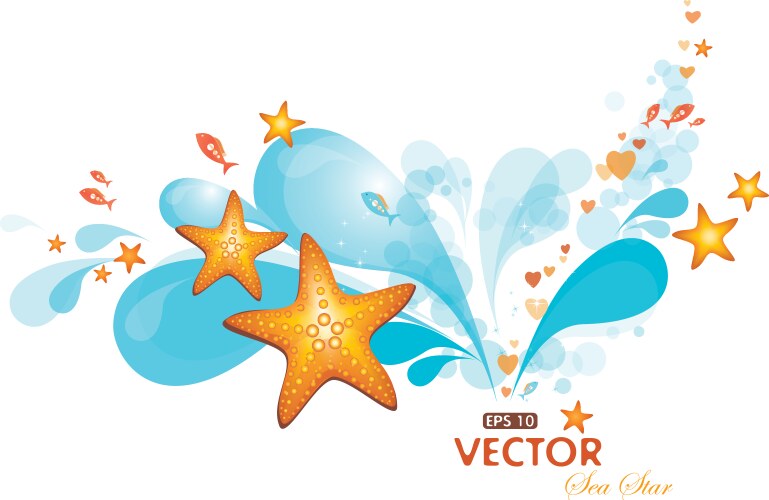 Splashing waves and water Royalty Free Vector Image