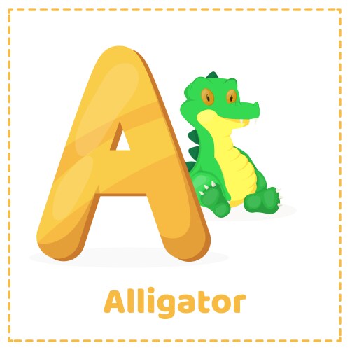 Alphabet printable flashcards with letter b Vector Image