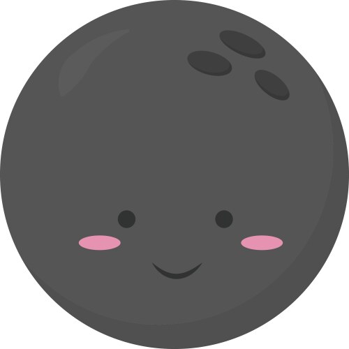 Bowling ball on a white background Royalty Free Vector Image