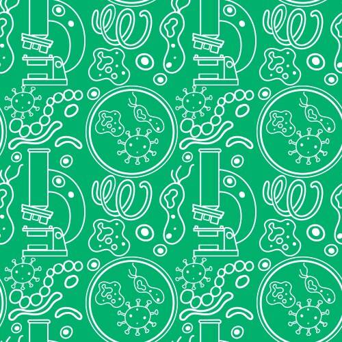 Science objects and icons seamless pattern Vector Image