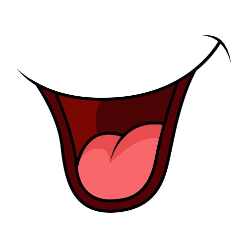 Face expressions with names for comic book Vector Image