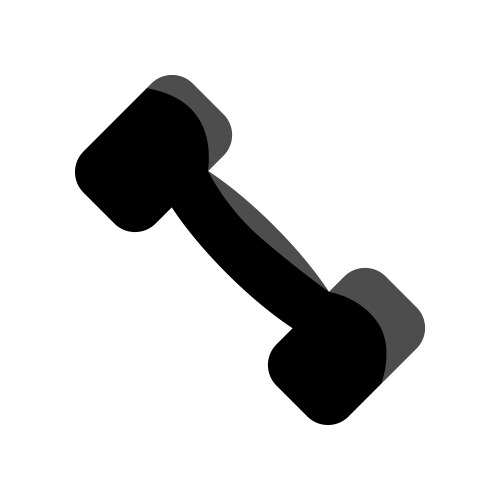 Dumbbell Royalty Free Vector Image - VectorStock