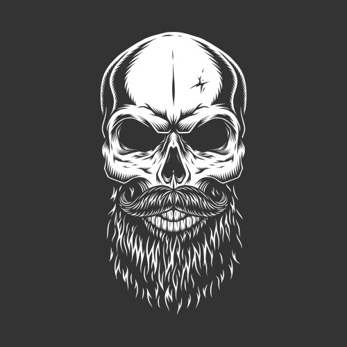Skull with Beard Vector Images (over 6,700)