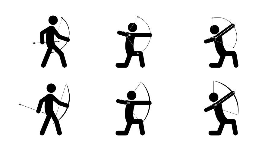 Stick Figure Bowing Vector Images (over 220)