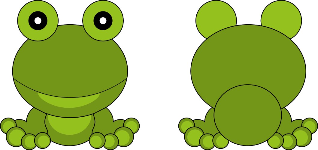 Frog Back Vector Images (over 310)