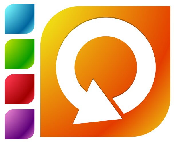 Circular 360 degree arrow icon phase cycle Vector Image