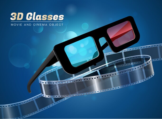Cinema movie object Royalty Free Vector Image - VectorStock