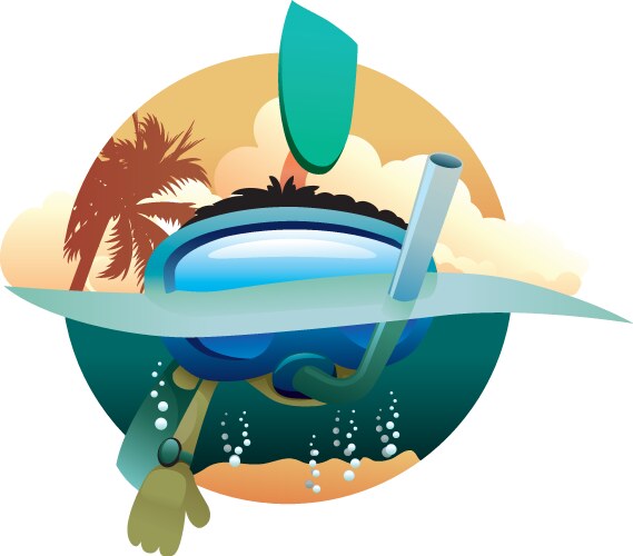 Diver Cartoon Vector Images (over 6,100)