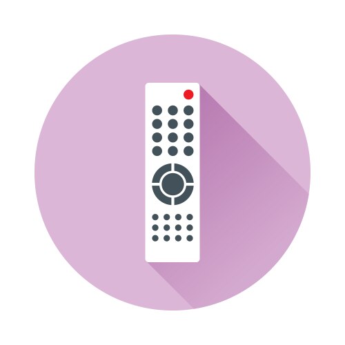 Tv remote control icon outline style Royalty Free Vector