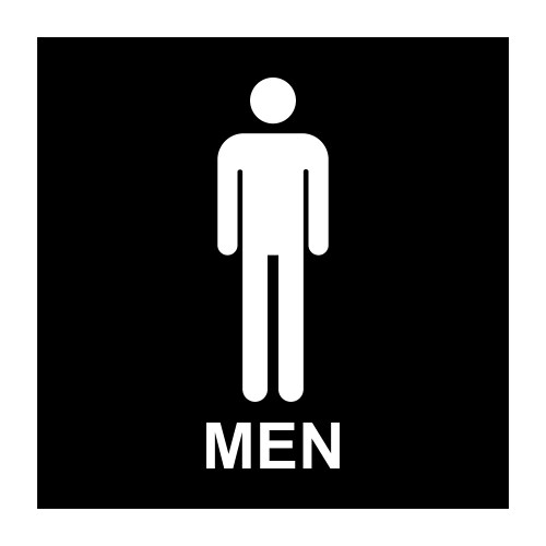Restroom women and men wc symbol flat web button Vector Image