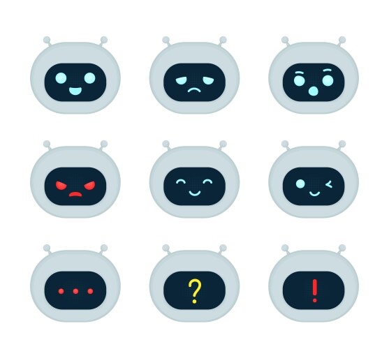 Bot Emoji Vector Images (over 400)