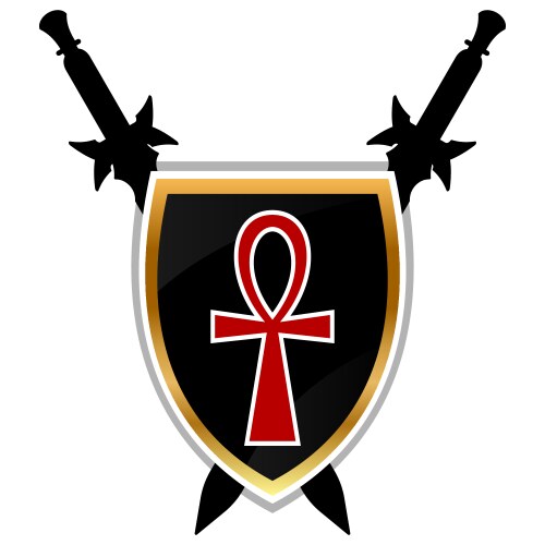 Templar shield icon Royalty Free Vector Image - VectorStock