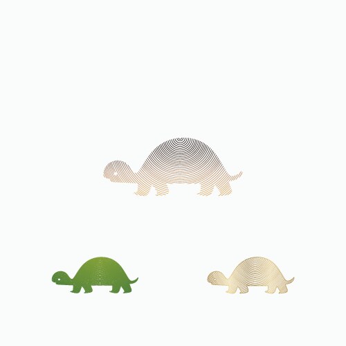 Tortoise logo design template inspiration Vector Image