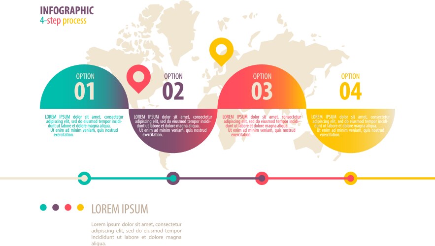 Kpi key performance indicator model infographic Vector Image
