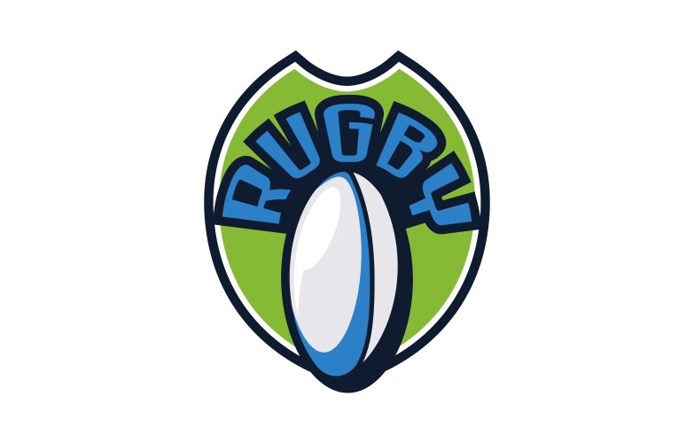Logo for rugby Royalty Free Vector Image - VectorStock