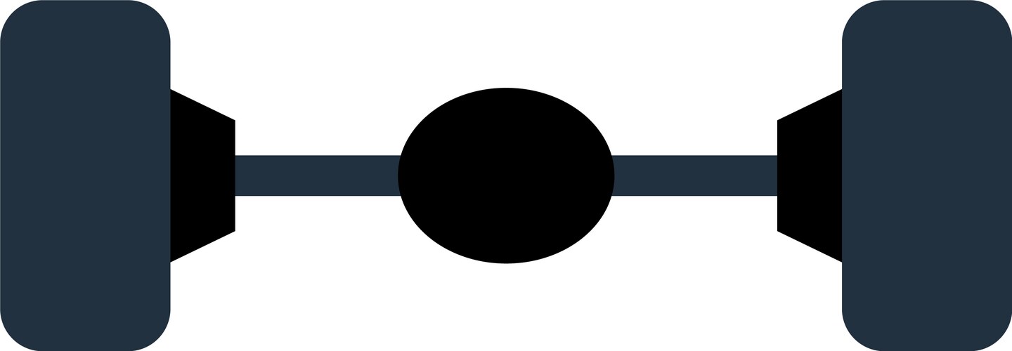 Car rear axle icon Royalty Free Vector Image - VectorStock