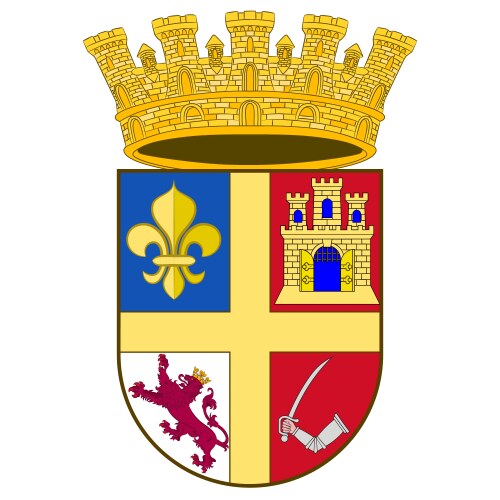 Coat of arms florida united states Royalty Free Vector Image