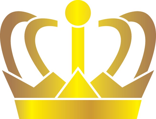 Crown logo icon Royalty Free Vector Image - VectorStock