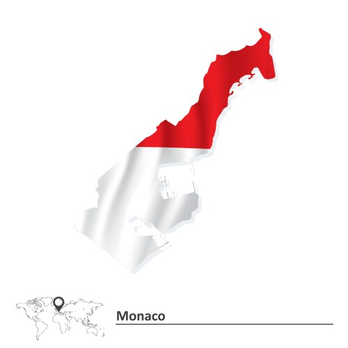 Monaco Flag Map Vector Images (over 410)
