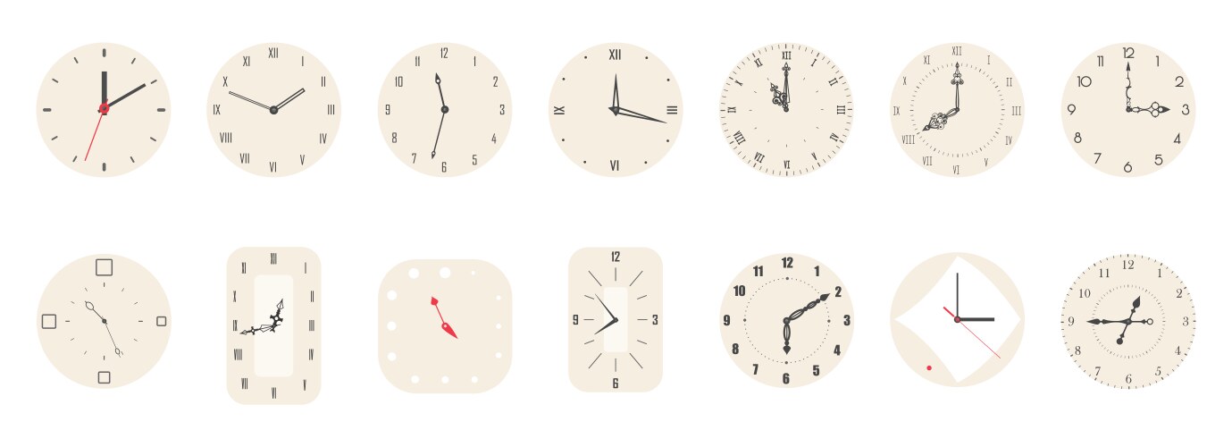 Cartoon Clock Face Vector Images (over 4,900)