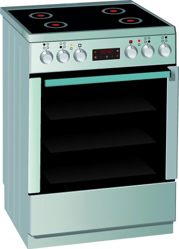 Electric cooker Royalty Free Vector Image - VectorStock