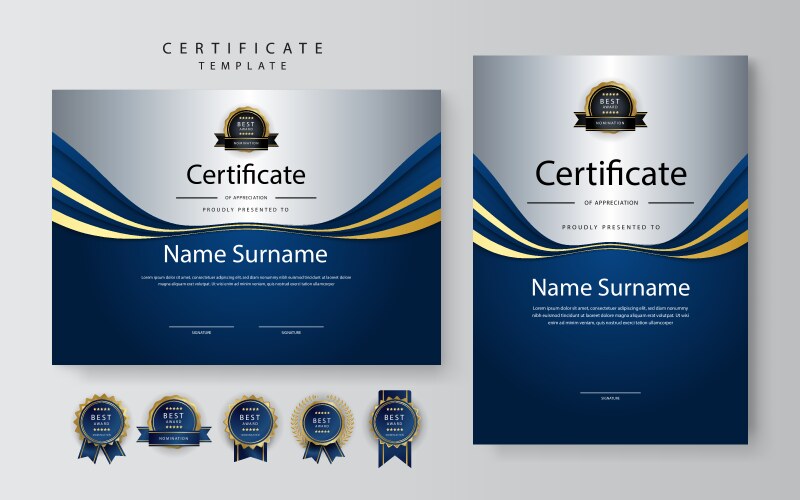 Certificate mechanical engineer design template 02
