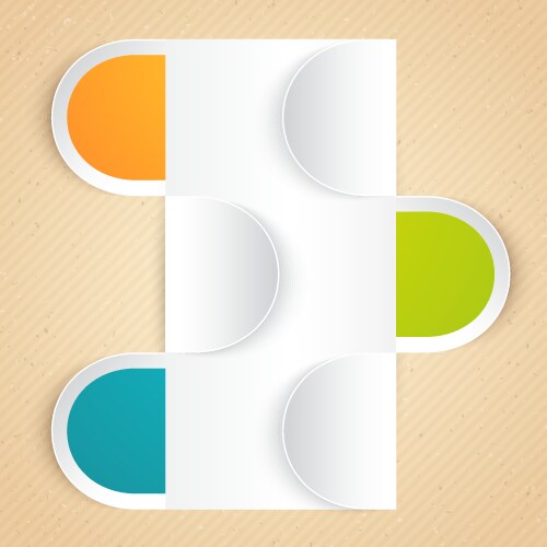 Modern tab index infographic options template Vector Image