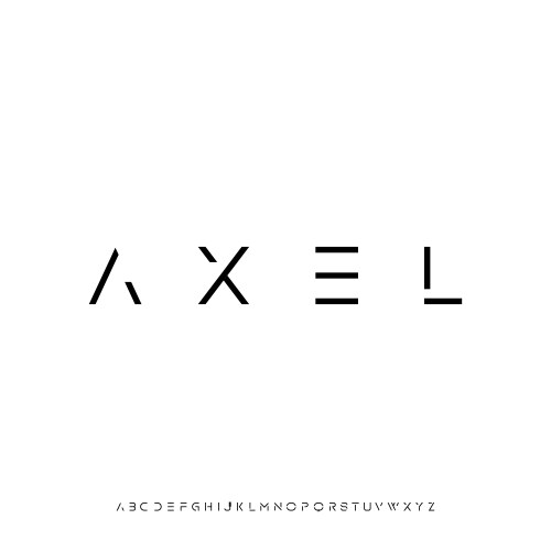 Glukosa font Royalty Free Vector Image - VectorStock