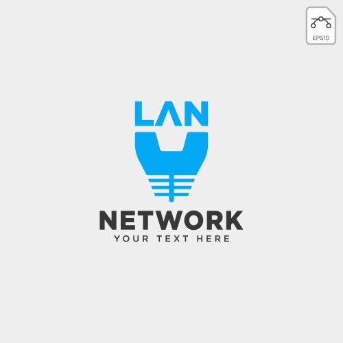 Initial s wifi connection communication creative Vector Image