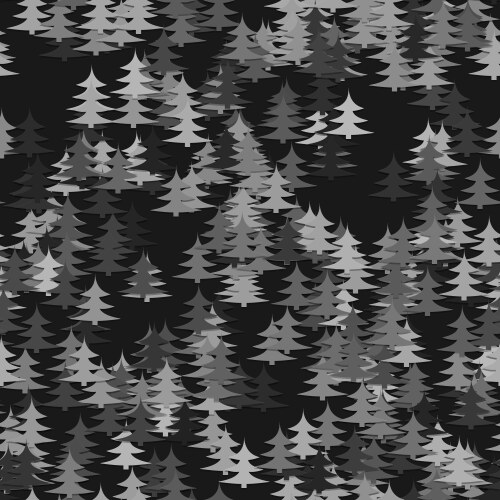 Abstract pine trees silhouette Royalty Free Vector Image