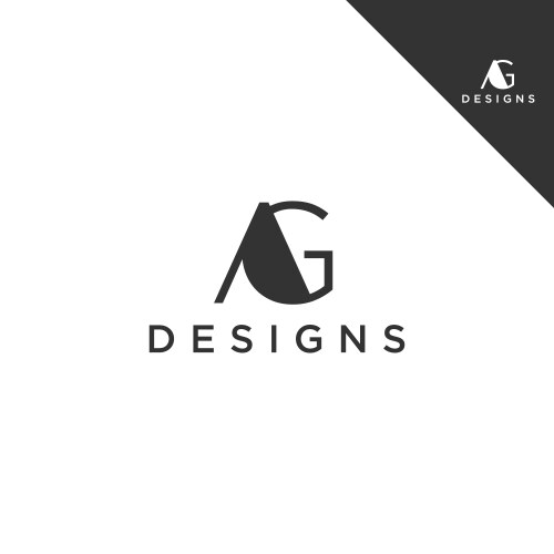 Initial wv logo design with shape style Royalty Free Vector