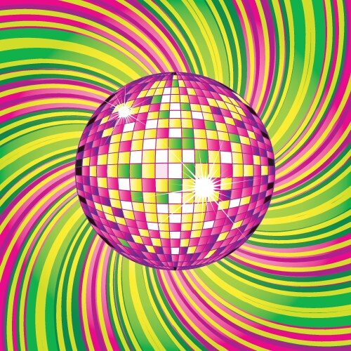 Disco party Royalty Free Vector Image - VectorStock