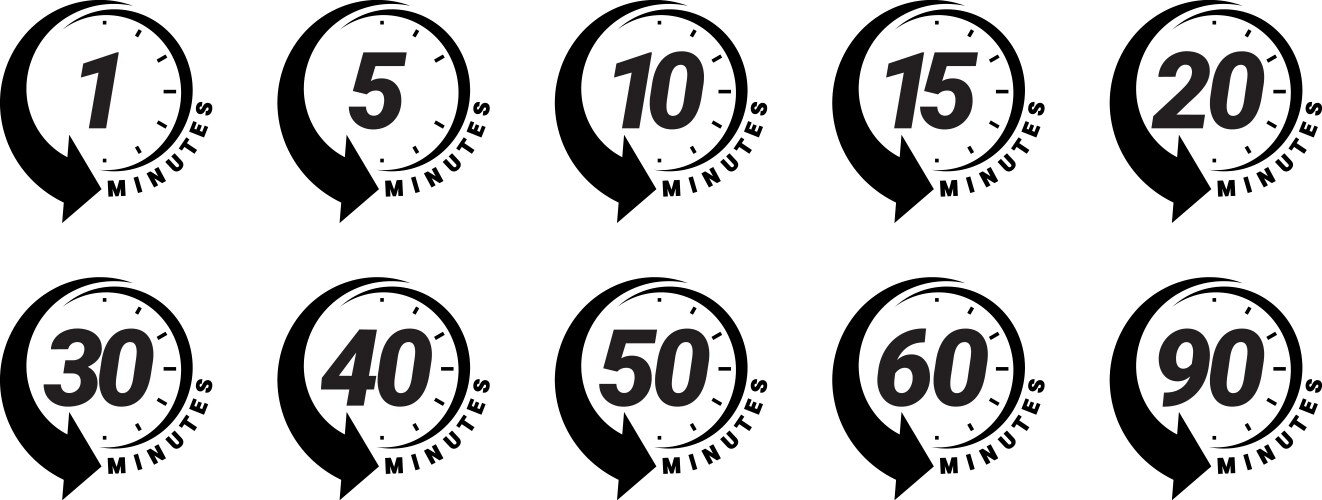 20 Minute Timer Vector Images (over 1,000)