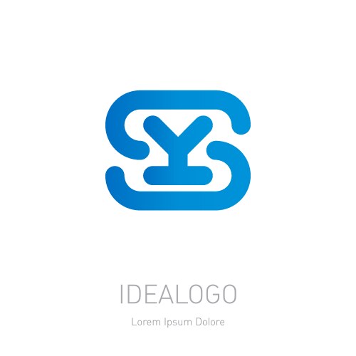 Ys logo Vector Images & Graphics for Commercial Use | VectorStock