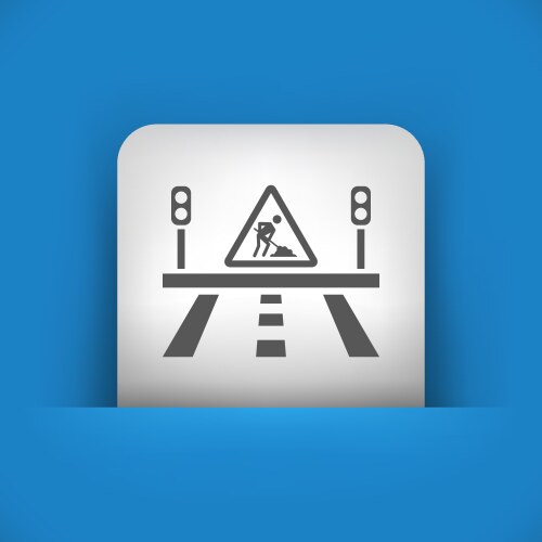 Work in progress icon Royalty Free Vector Image