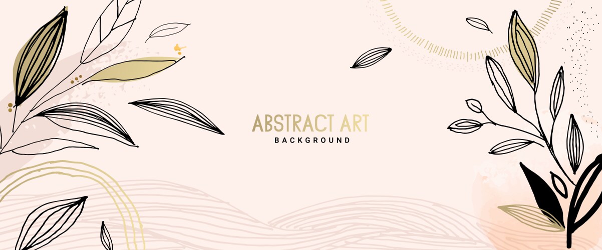 Hand drawn background with tulips vintage Vector Image