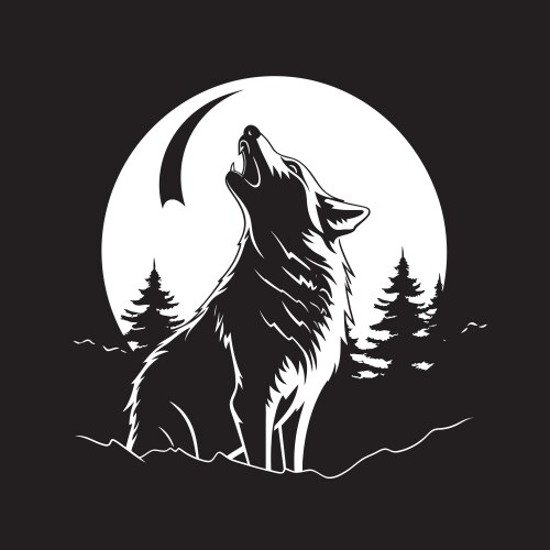 Werewolf Shadow Wolf Vector Images (over 250)