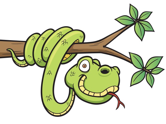 Snake outline Royalty Free Vector Image - VectorStock