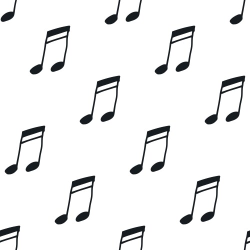 Music seamless background Royalty Free Vector Image
