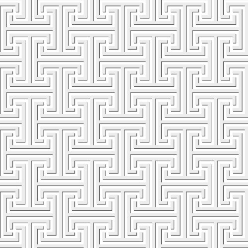 Green geometric overlapping squares pattern Vector Image